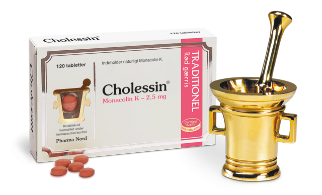 Cholessin Rød gærris - Naturlig kolesterolkontrol - Pharmanord - Dig i ...